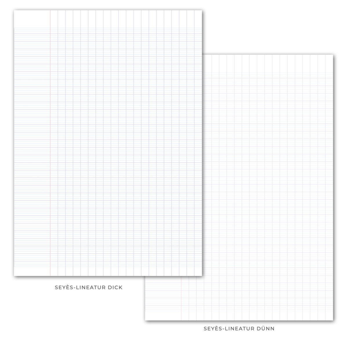 Deutsche Schulheft-Lineaturen - Widescreen Education