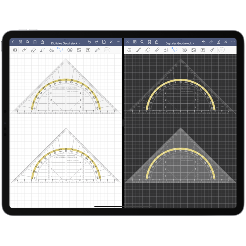 Das digitale Geodreieck für GoodNotes