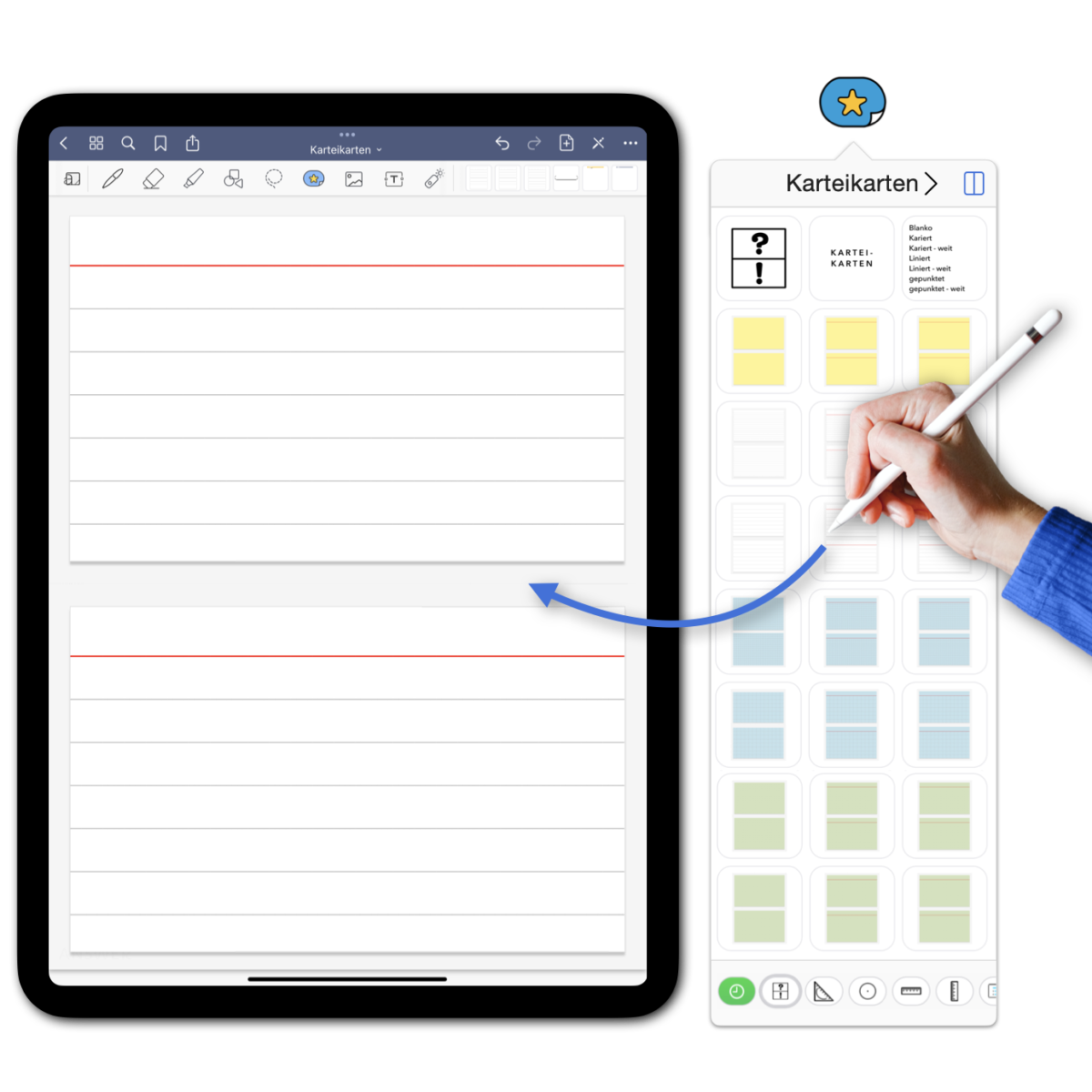 Digitale Karteikarten - Widescreen Education